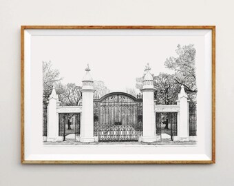 Trinity Bellwoods Map - Toronto Neighbourhood Art Print - Etsy