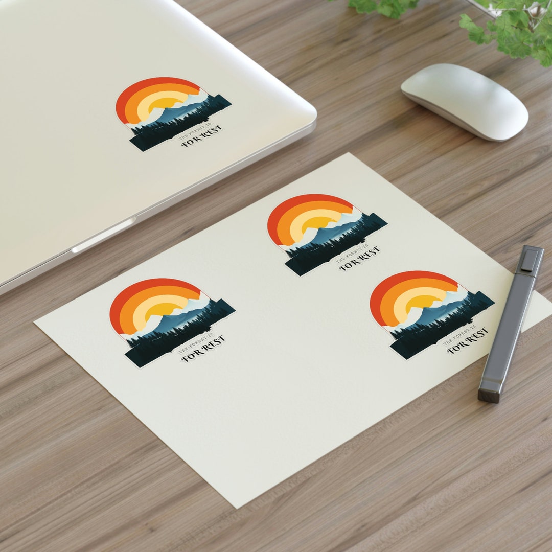 The Forest is FOR REST Sticker Sheets - Etsy