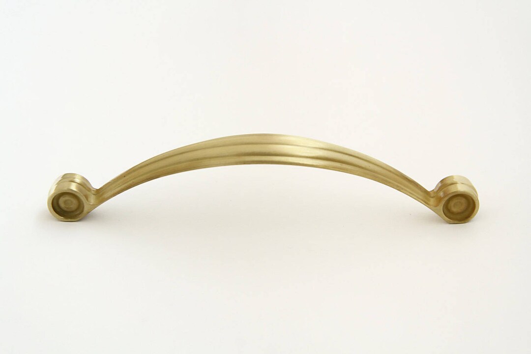 Hamilton Bowes Satin Brass Cabinet Hardware Pull Handle 128mm / 5 ...