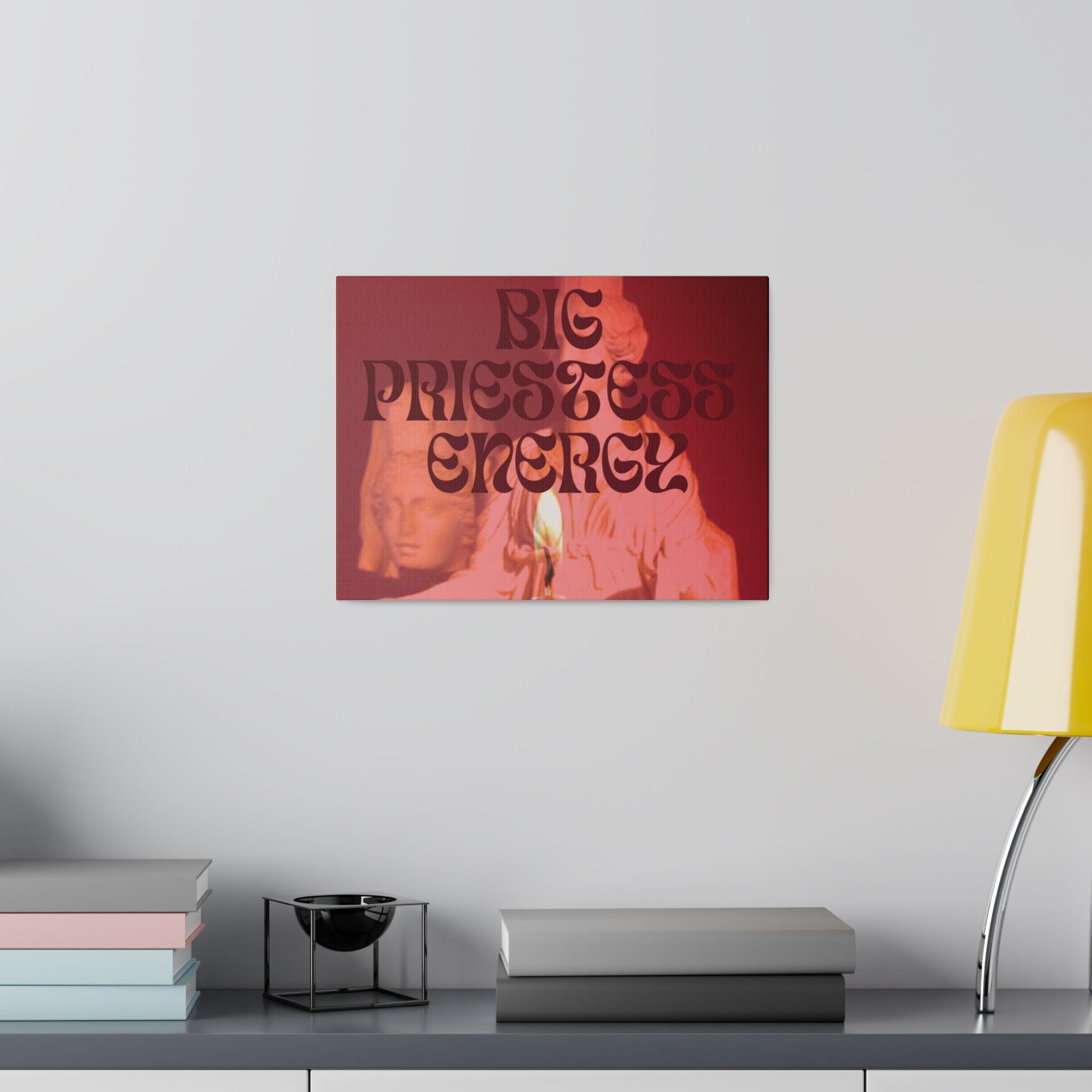 Priestess Cybele Flame Goddess Wall Art Hanging Matte Canvas - Etsy