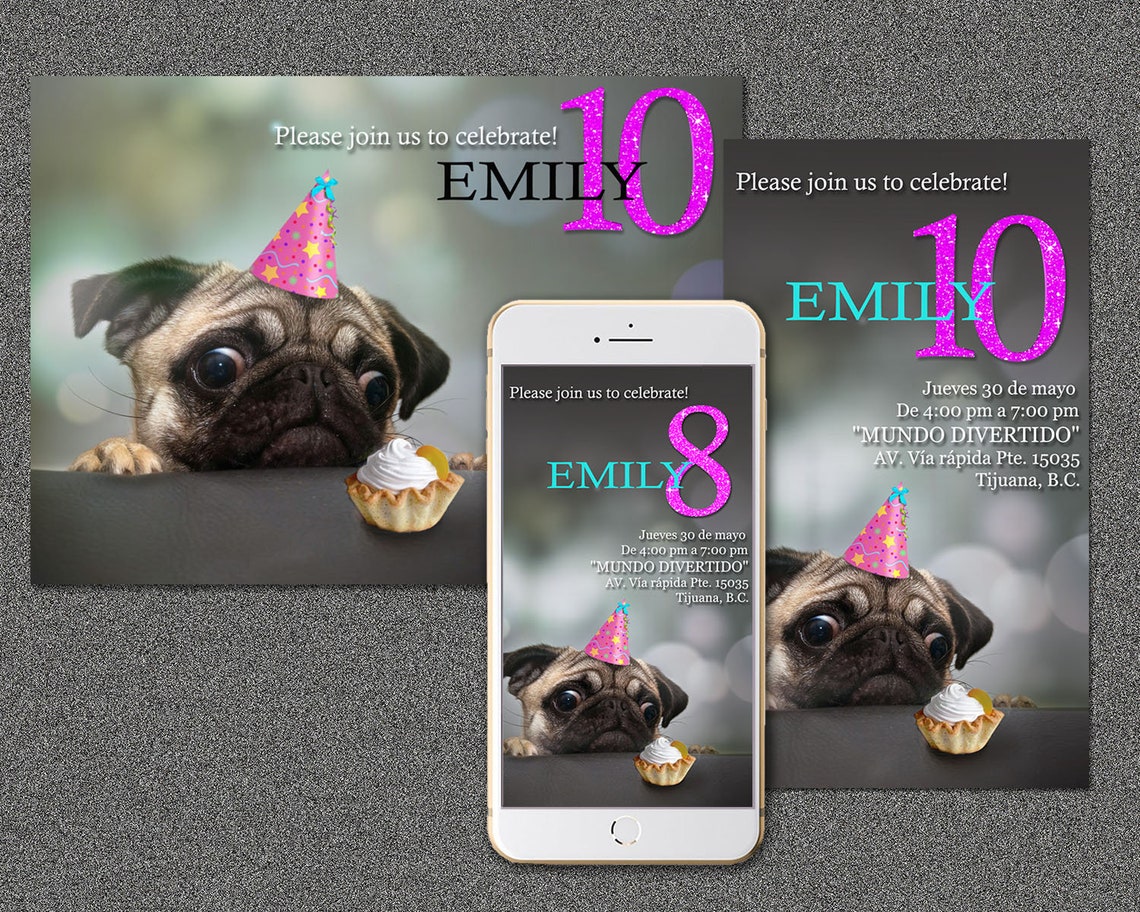 Birthday Invitation Printable Girl Invitations - Etsy