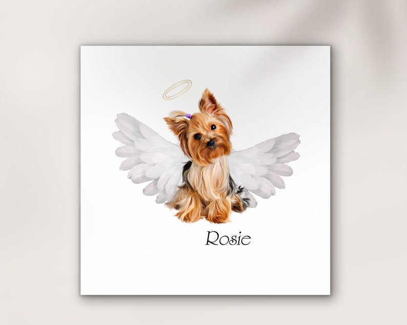 Yorkie Memorial, Yorkshire Terrier Memorial, in Loving Memory, Pet Loss ...