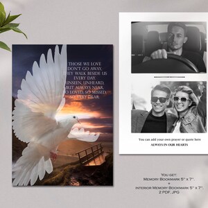 Gold Sunset Funeral Program Template | Beautiful Sunset Celebrating of ...