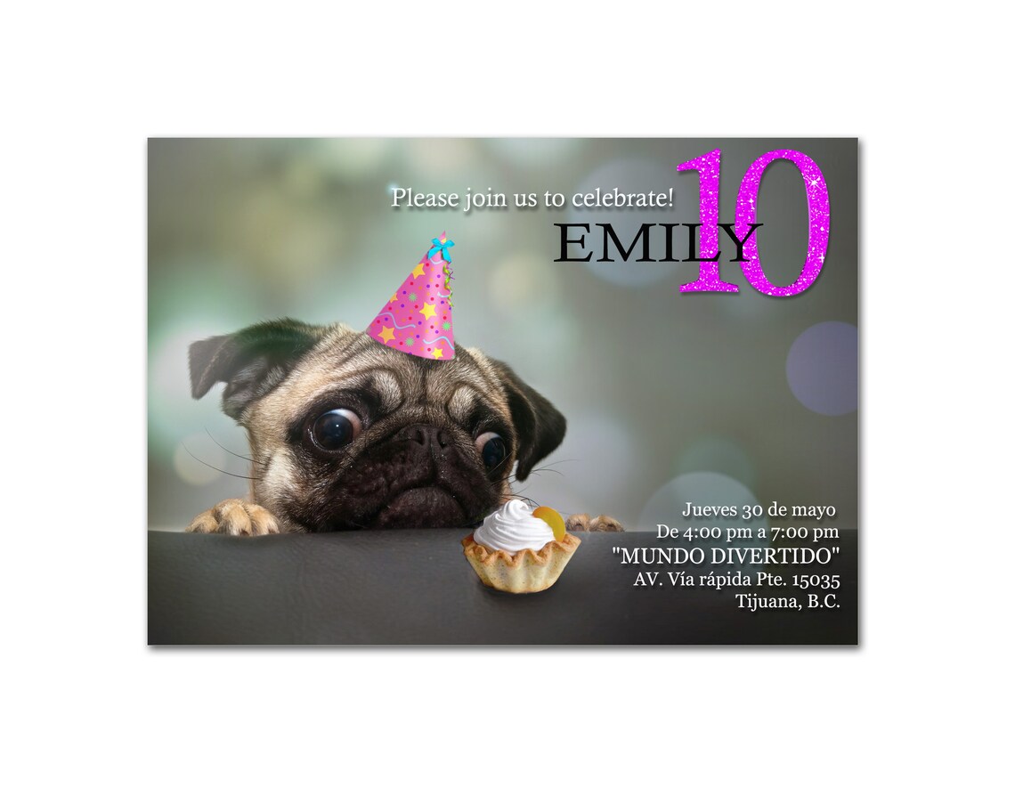 Birthday Invitation Printable Girl Invitations - Etsy