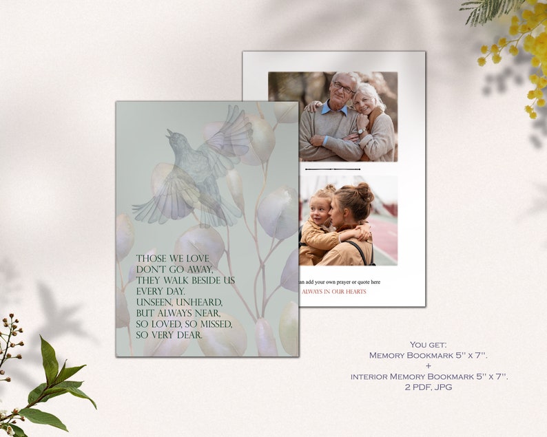Dad's Funeral Program Template Celebration of Life - Etsy