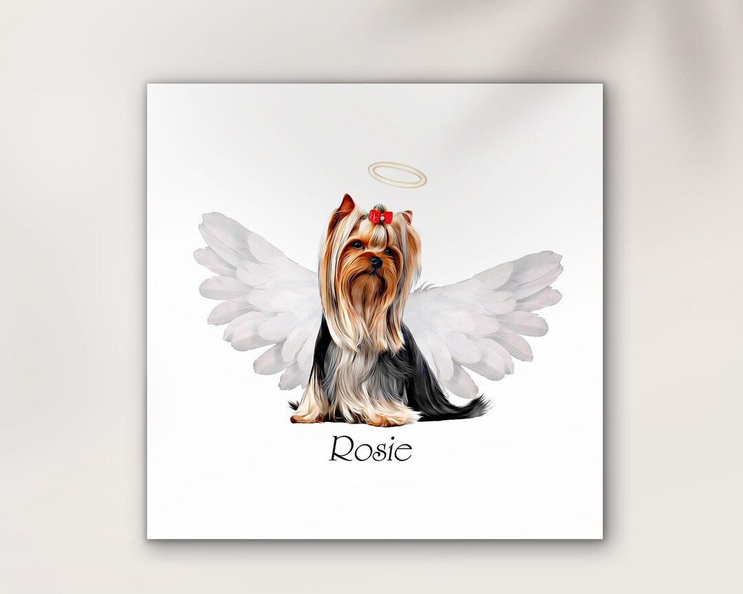 Yorkie Memorial, Yorkshire Terrier Memorial, in Loving Memory, Pet Loss ...