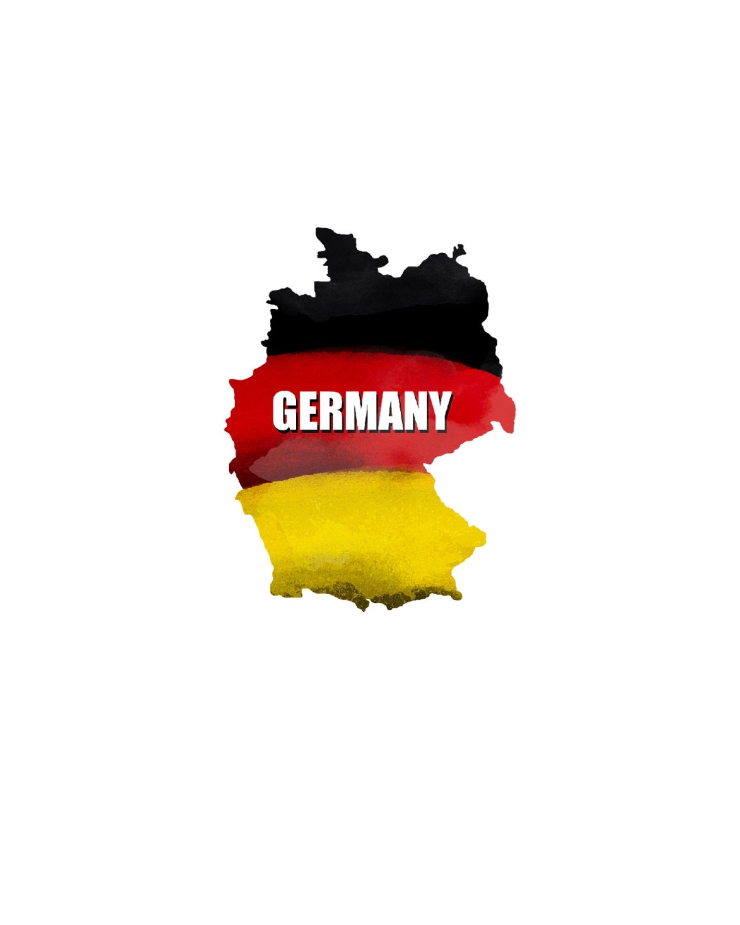 Germany German Flag Europe Country World National Nation Map Logo Art ...