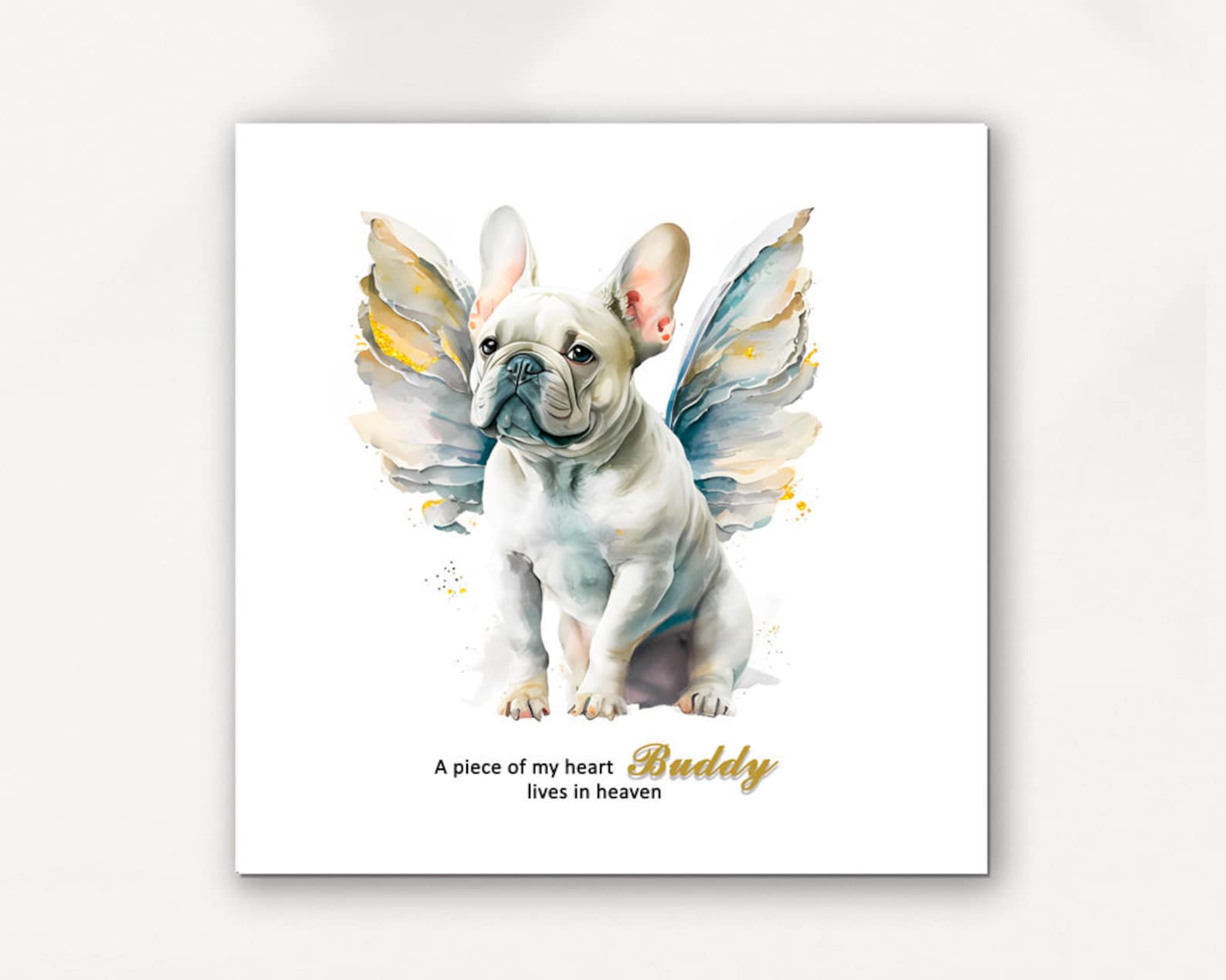 Pet Loss | French Bulldog Loss | A Piece of My Heart Lives in Heaven ...