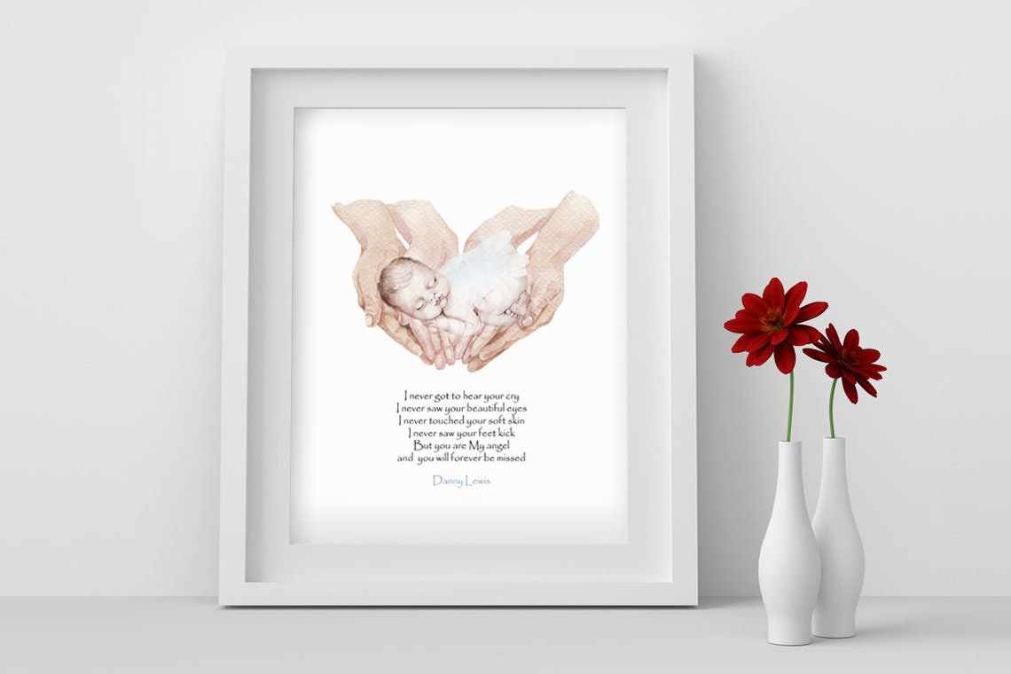 I never got to hear your cry poem for stillborn baby baby | Etsy