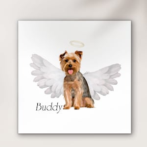 Yorkie Memorial, Yorkshire Terrier Memorial, in Loving Memory, Pet Loss ...
