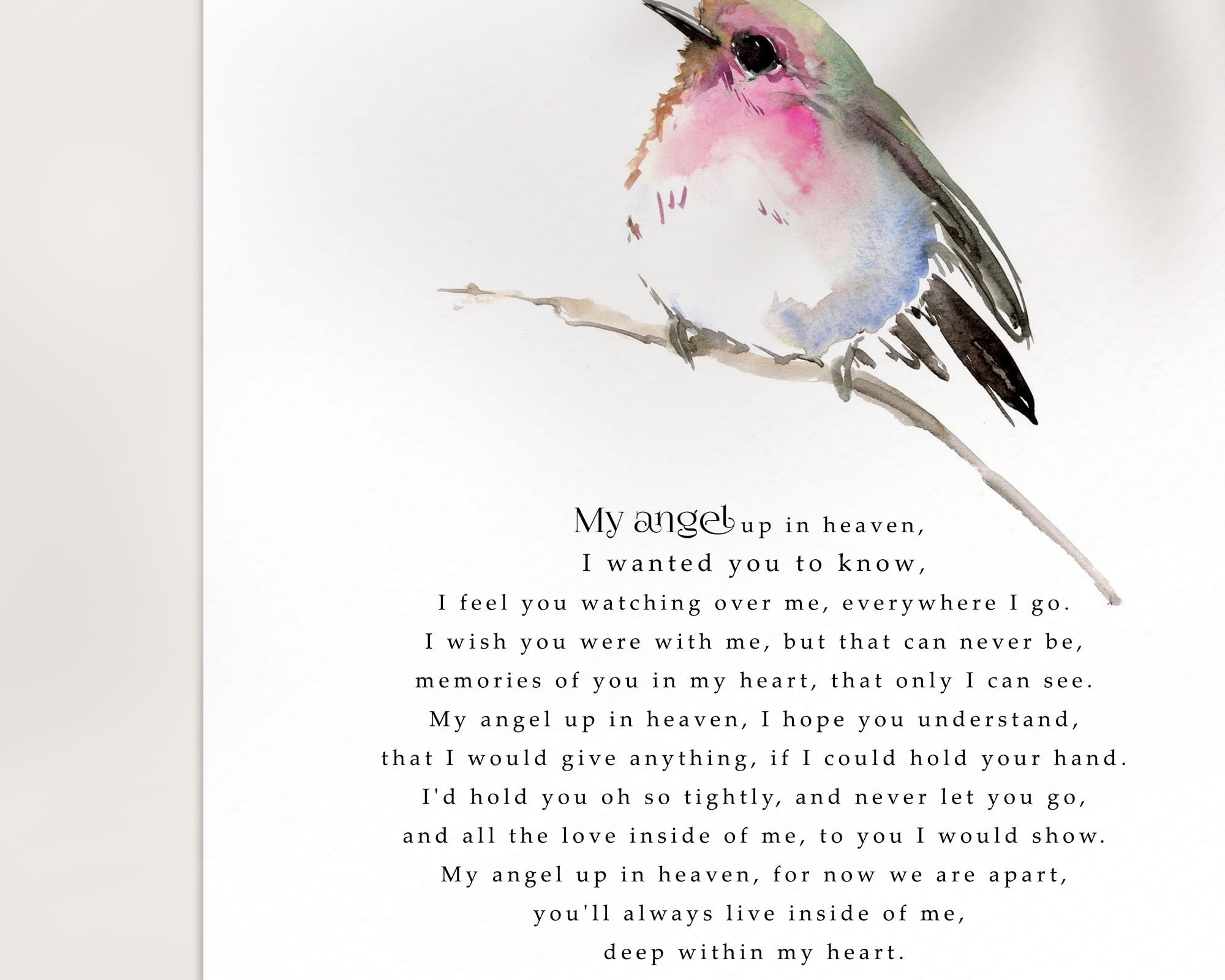 Angels In Heaven Poems