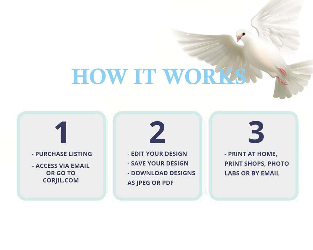 Funeral Service Program Template for Boy Baby, Boys Memorial Program ...