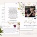 Wildflowers Funeral Template, Funeral Program for Men Woman Wildflowers ...