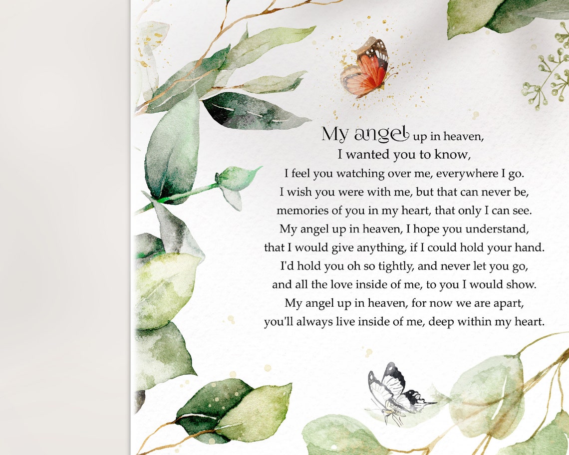 My Angel up in Heaven, Stillborn, Little Angel, Always on Our Hearts ...