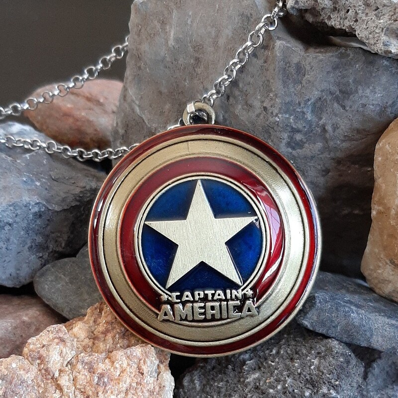 Captain America Jewelry - Etsy
