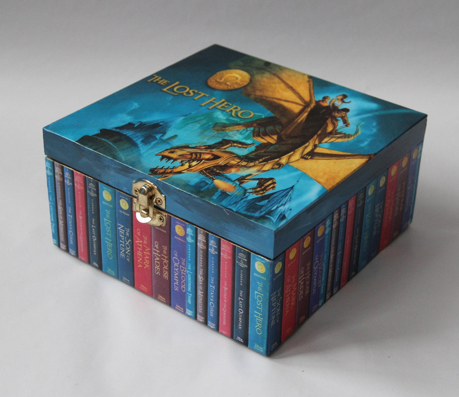 Percy Jackson wooden box Percy Jackson jewelry box The Lost | Etsy