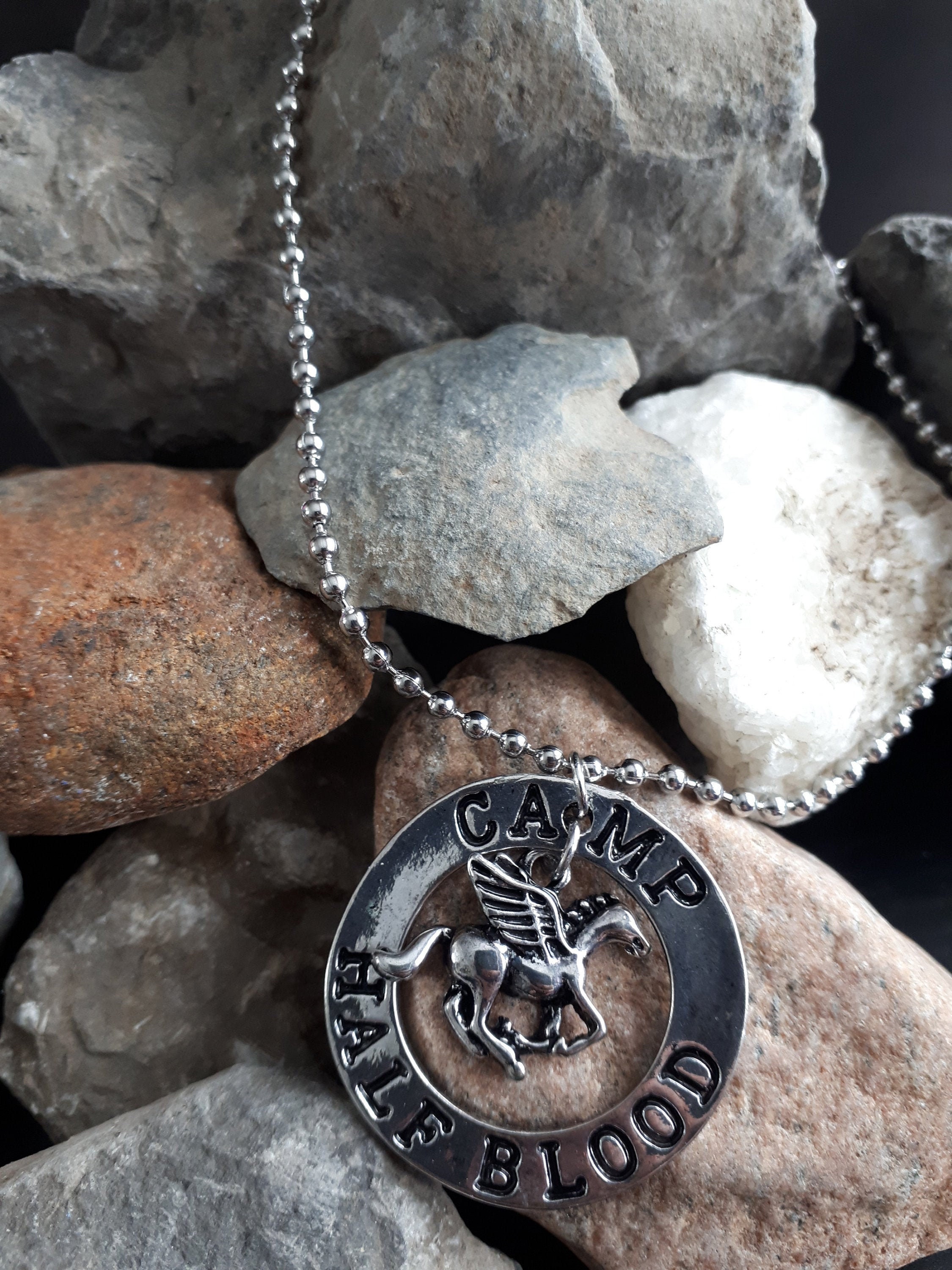 Percy Jackson Jewelry Percy Jackson Pendant Necklace Camp - Etsy Canada