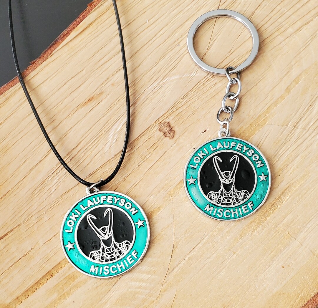 Loki Keychain or Necklace, Loki Laufeyson Necklace and Keychain, Loki ...