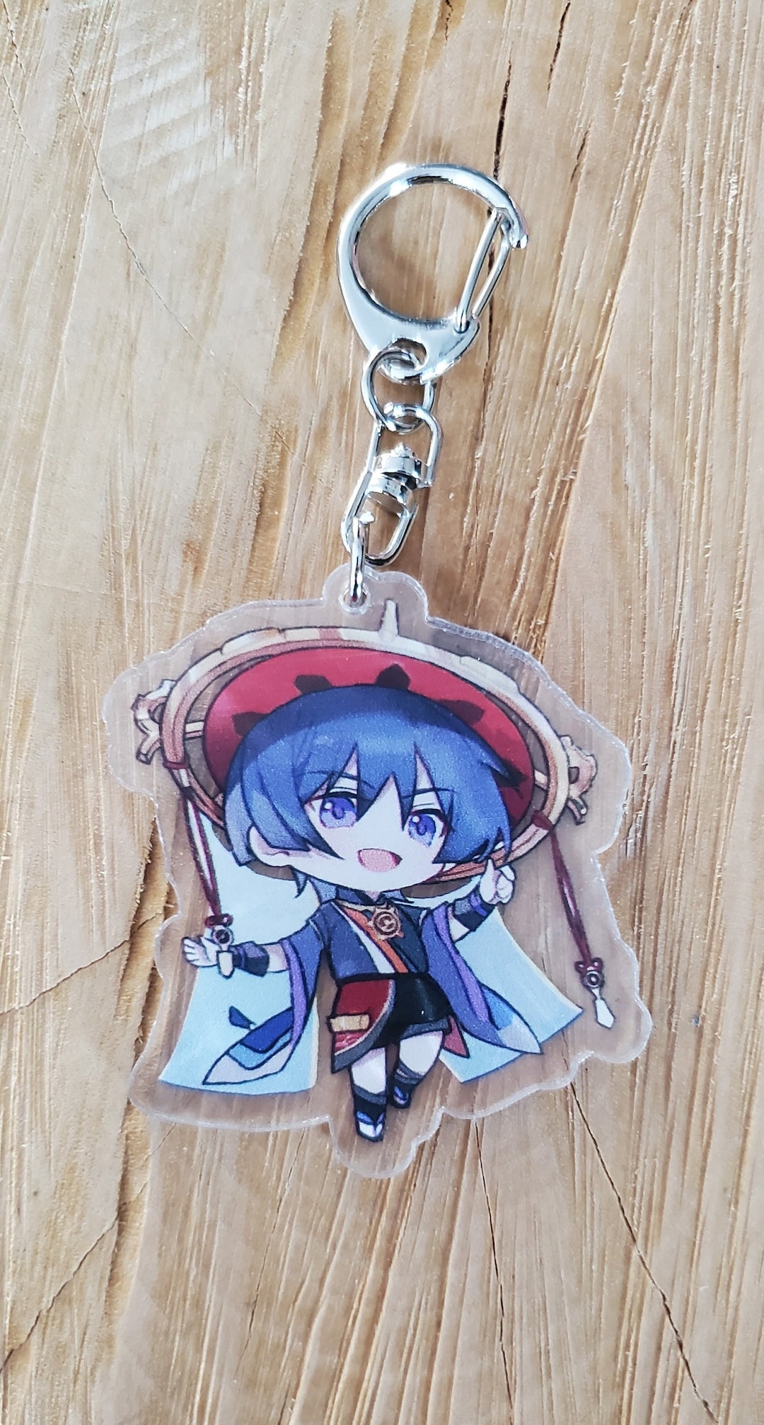 Genshin Impact Keychain // Scaramouche Keychain // Scaramouche Key ...