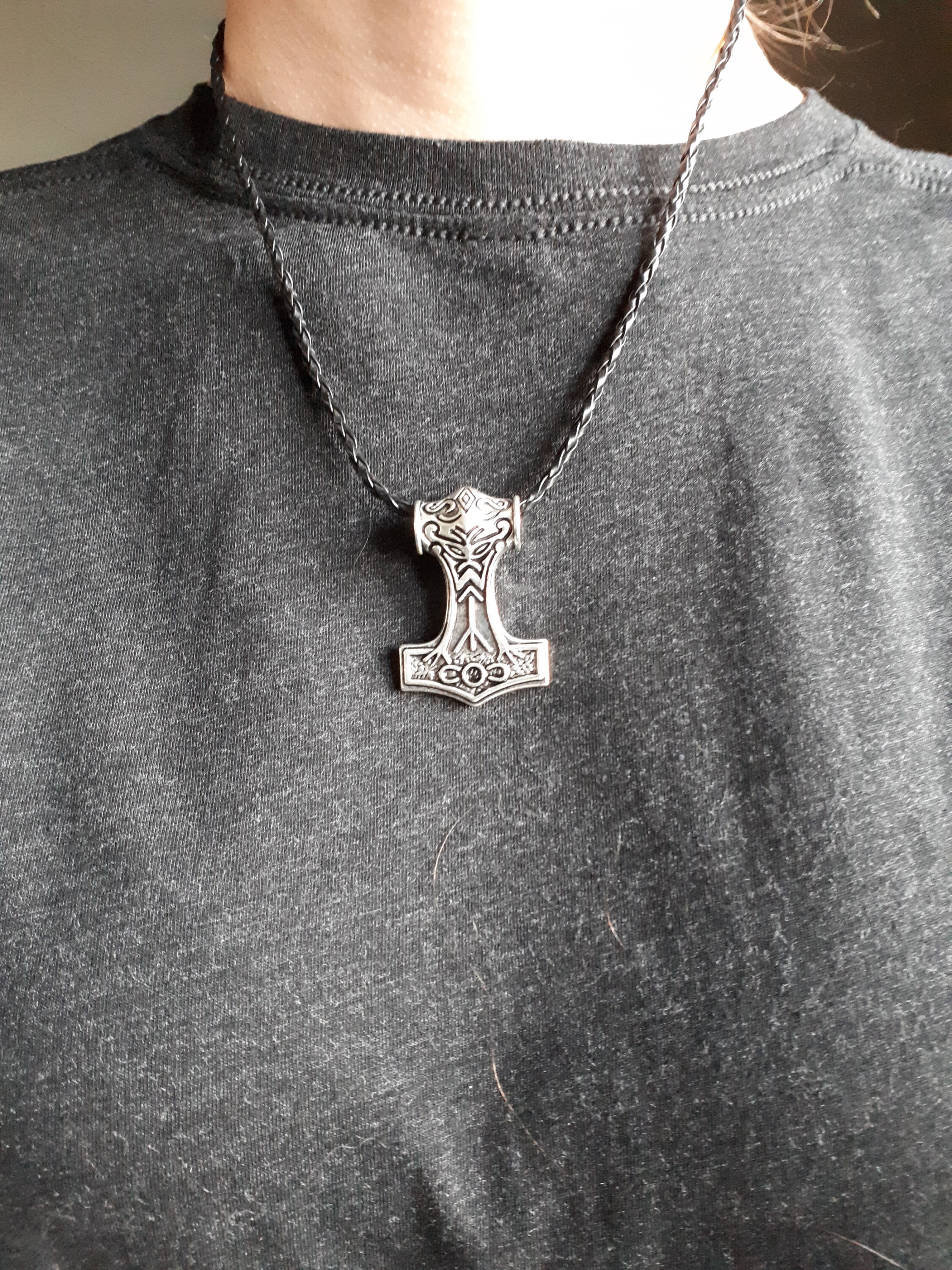 Marvel Thor Amulet Pendant Necklace Marvel Thor Hammer | Etsy