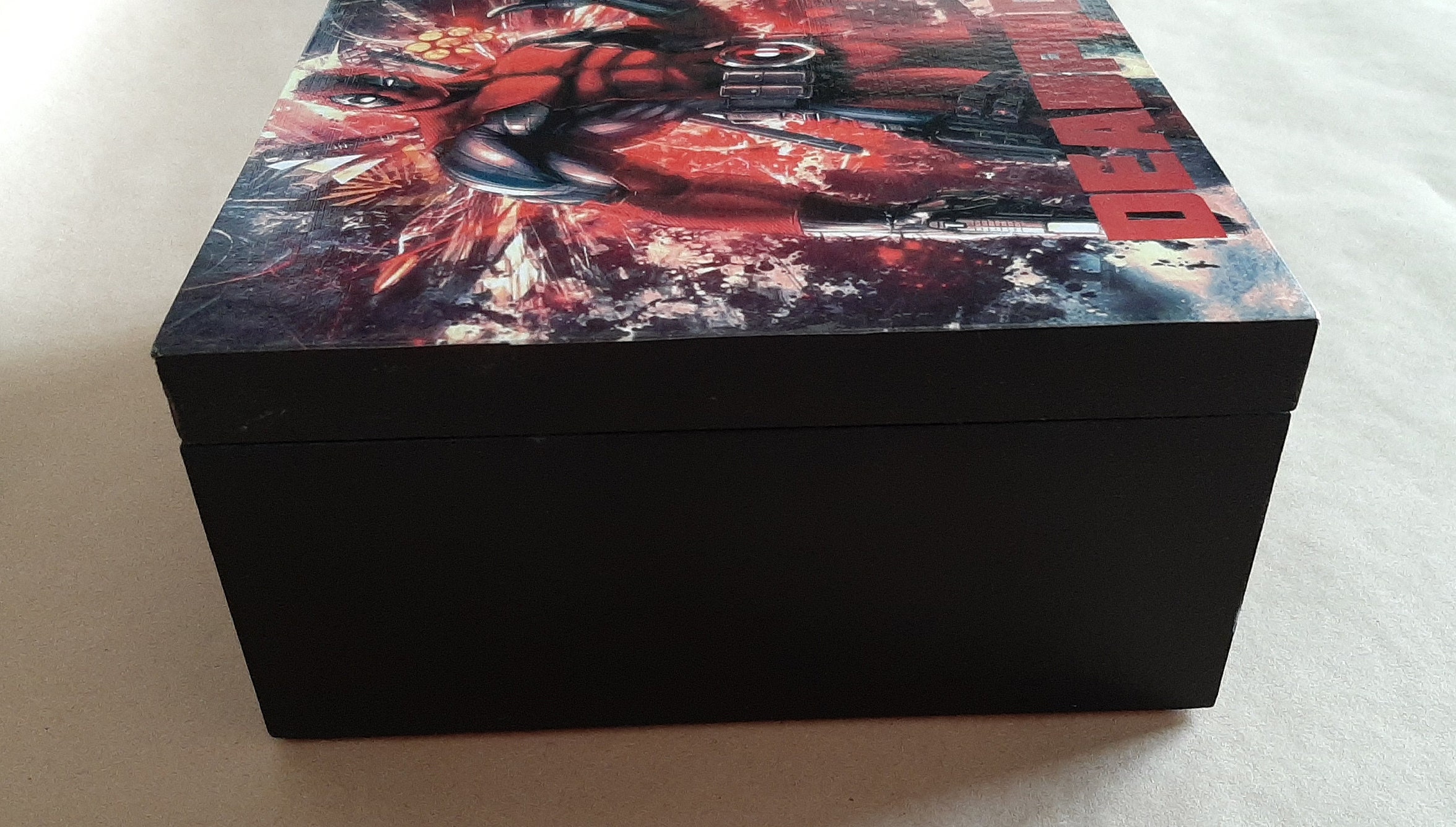 Deadpool Keepsake box Marvel Comics Deadpool jewelry box | Etsy