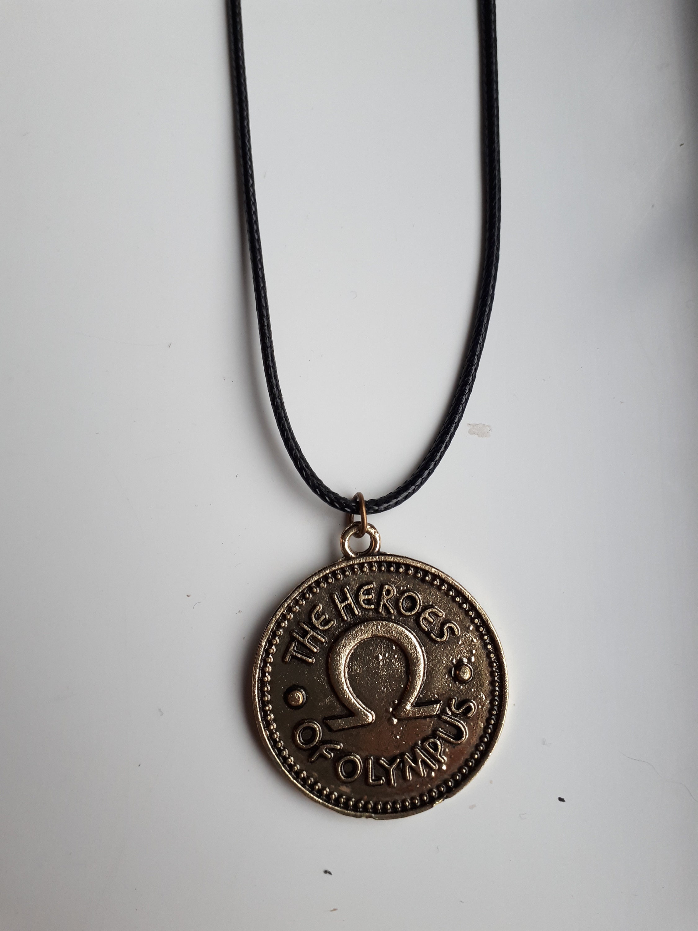 Percy Jackson Jewelry Percy Jackson Ivlivs Coin Necklace - Etsy Canada