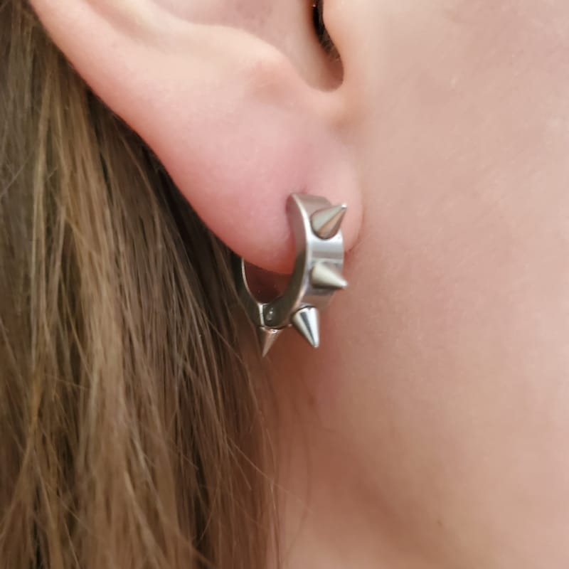 Spike Earrings - Etsy