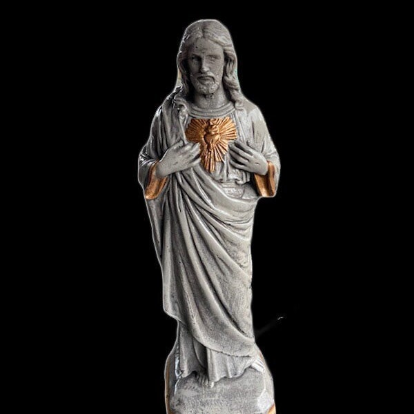 Concrete Jesus Statue - Etsy