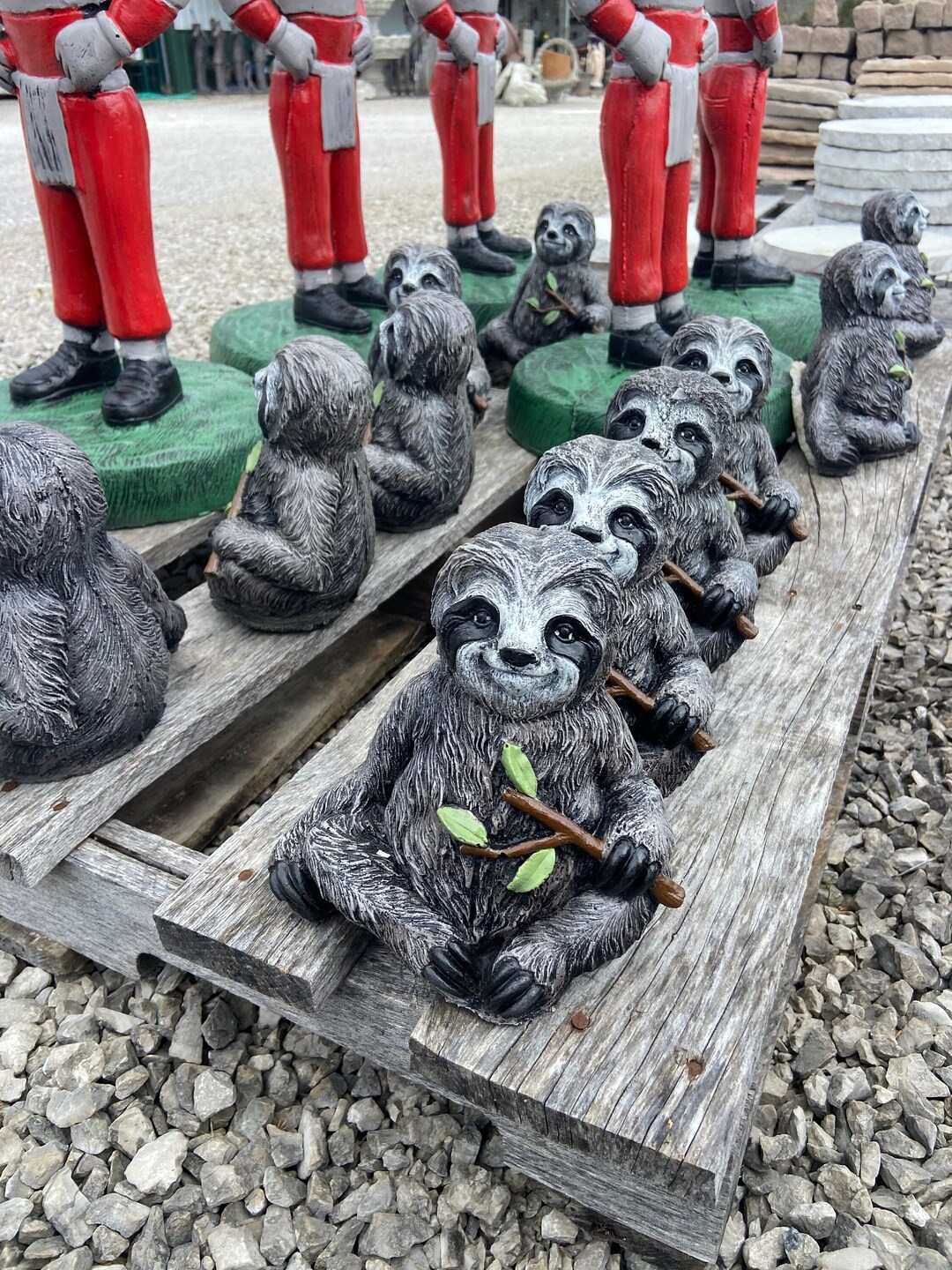 Concrete Sloth Statue - Etsy