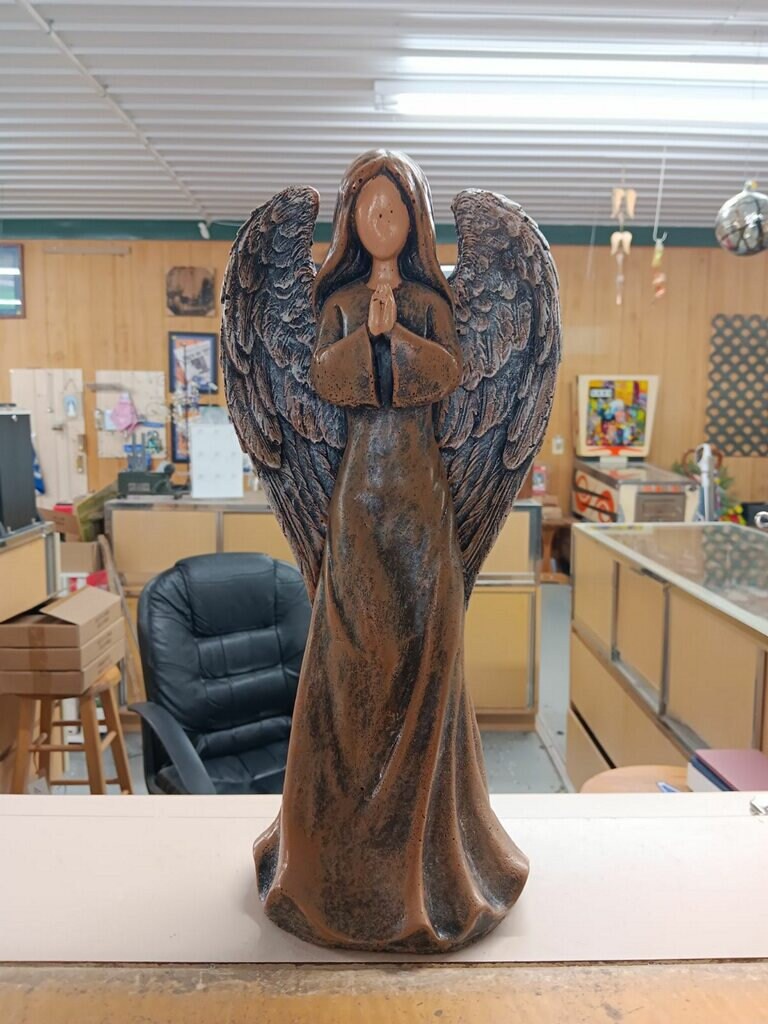 Blank Face Angel Concrete - Etsy