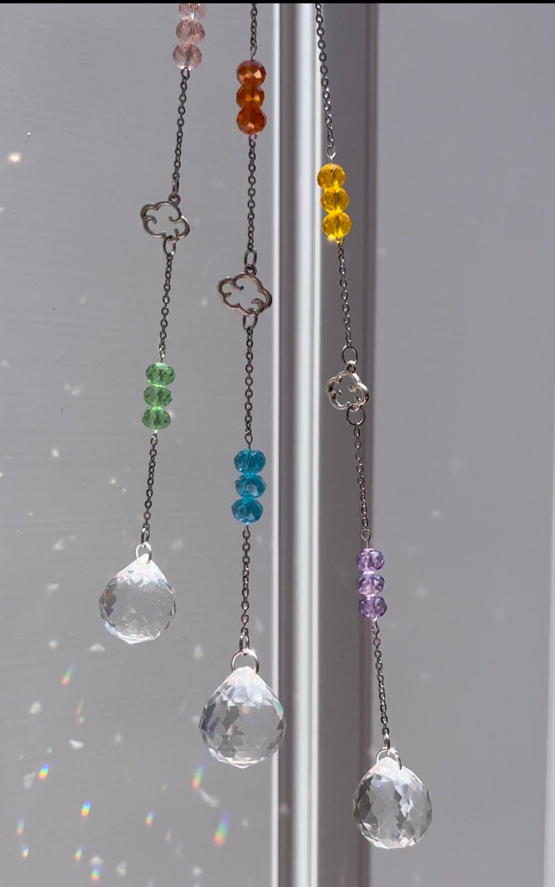 Rainbow Cloud Sun Catcher/ Window Hanger/ Rainbow Maker - Etsy