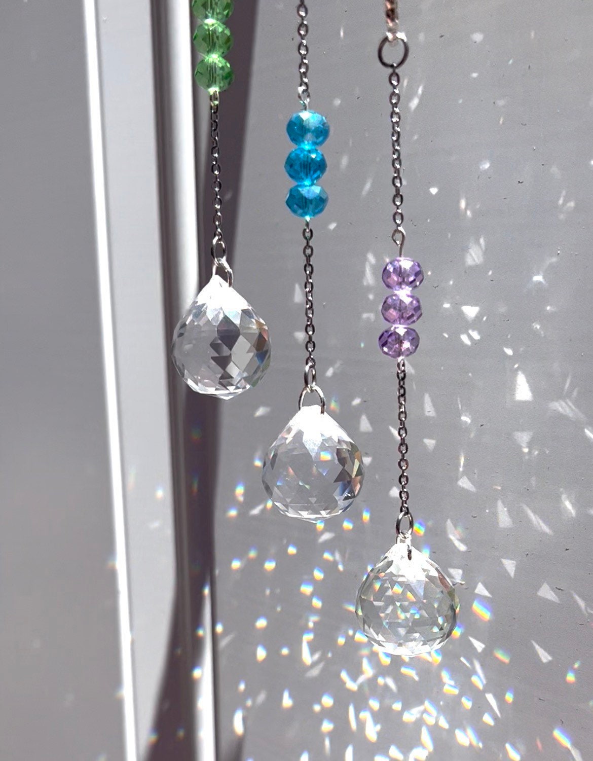 Rainbow Cloud Sun Catcher/ Window Hanger/ Rainbow Maker - Etsy