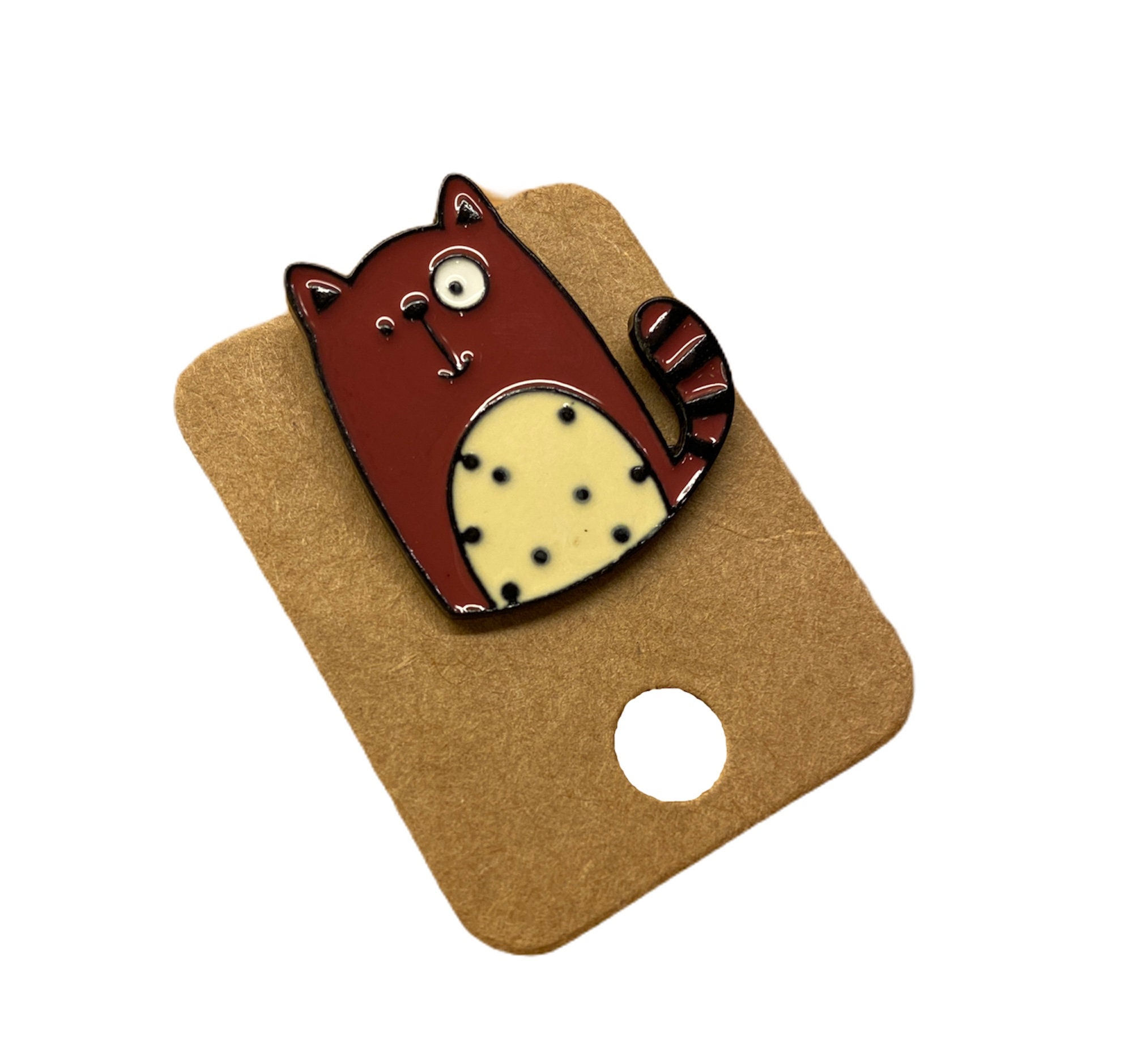 Cat PinCat Enamel pin badgeKitten Enamel PinCat Enamel | Etsy