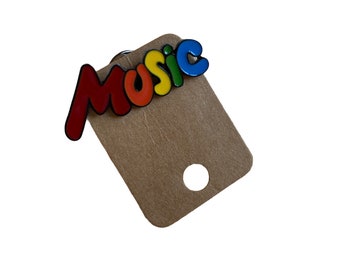 Music Enamel Pin - Etsy