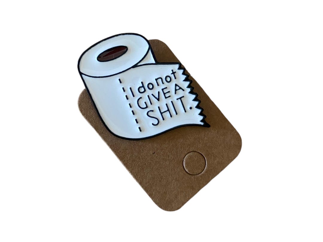 Toilet Paper Pin,toilet Tissue Pin,funny Pin Badge - Etsy