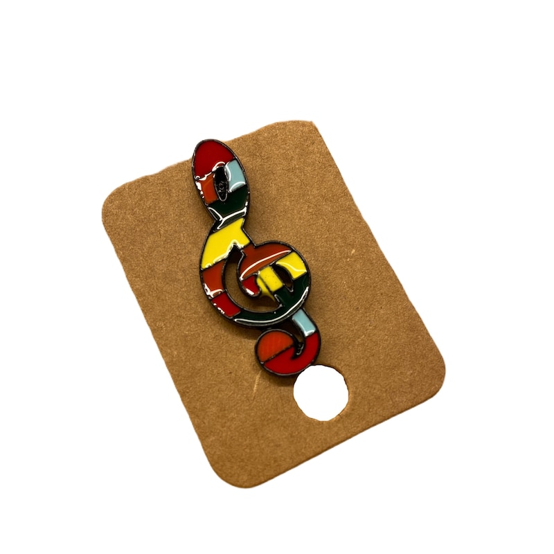 Treble Clef Pin - Etsy