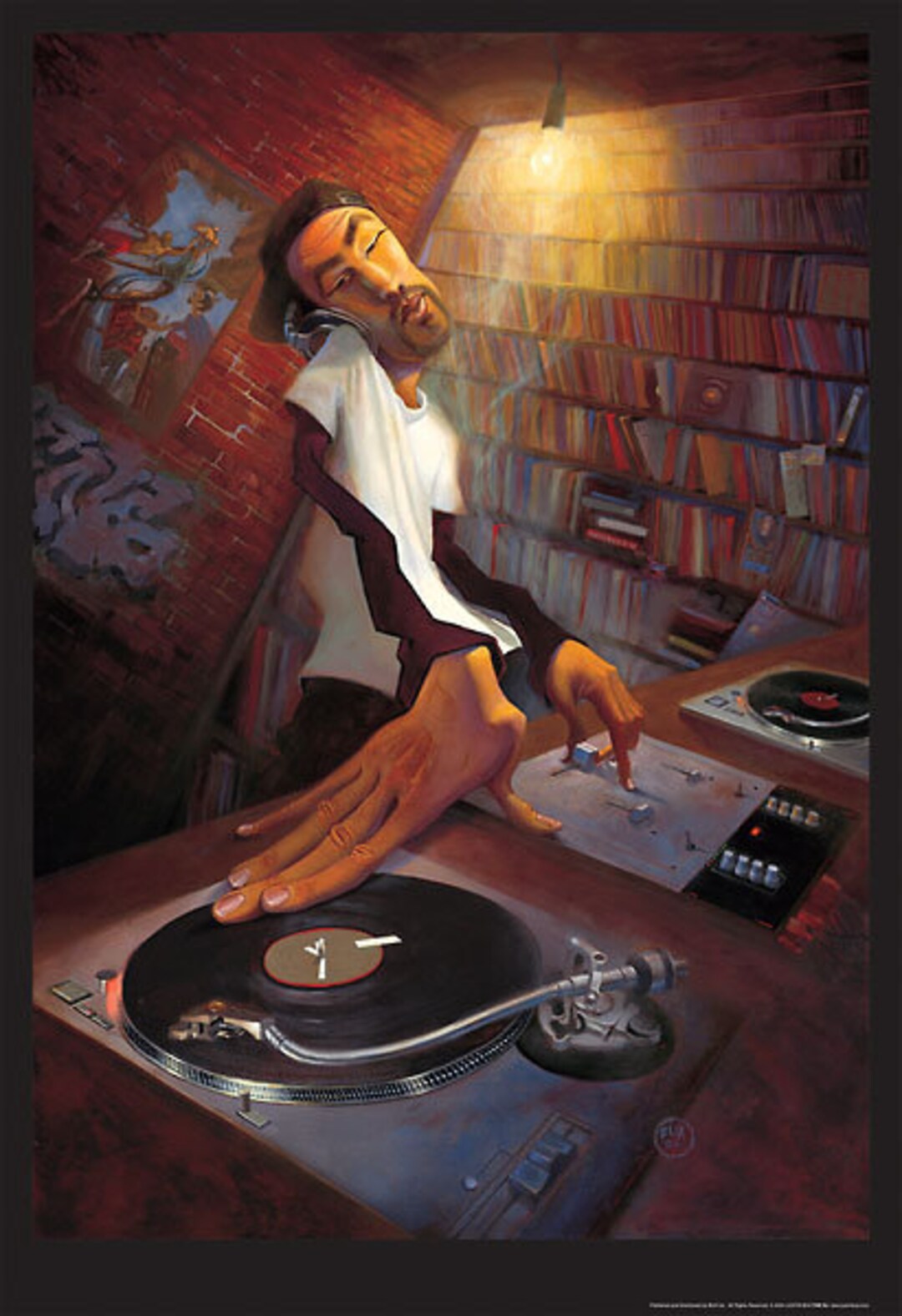 The DJ Justin Bua African American Art Fine Art Art - Etsy