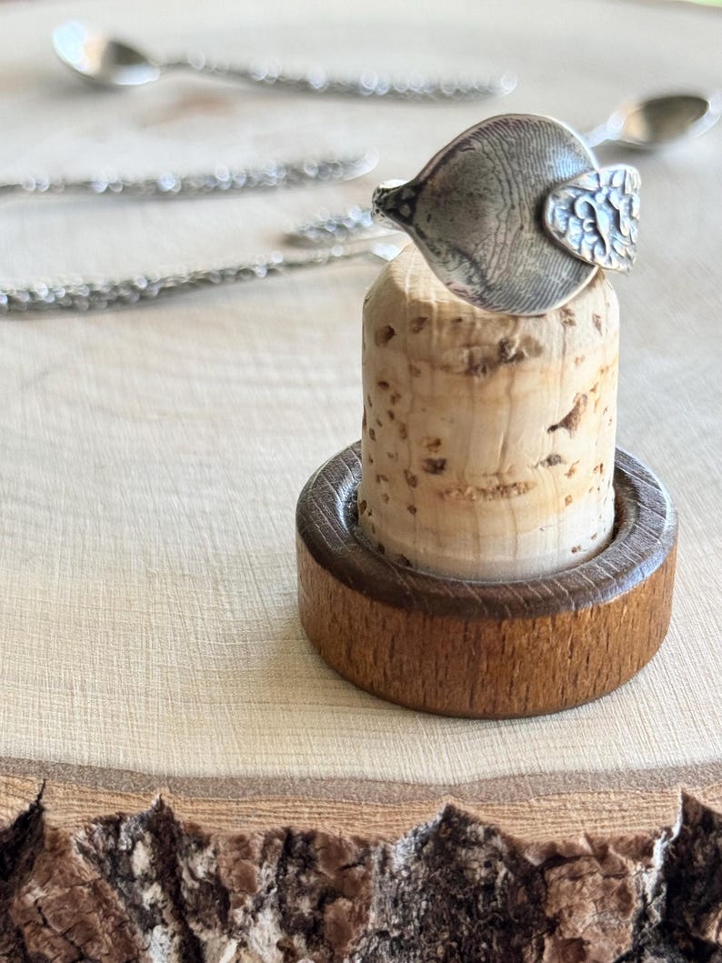 Sterling Silver Spoon Ring | Upcycled Vintage Salt Spoon, Adjustable - Etsy