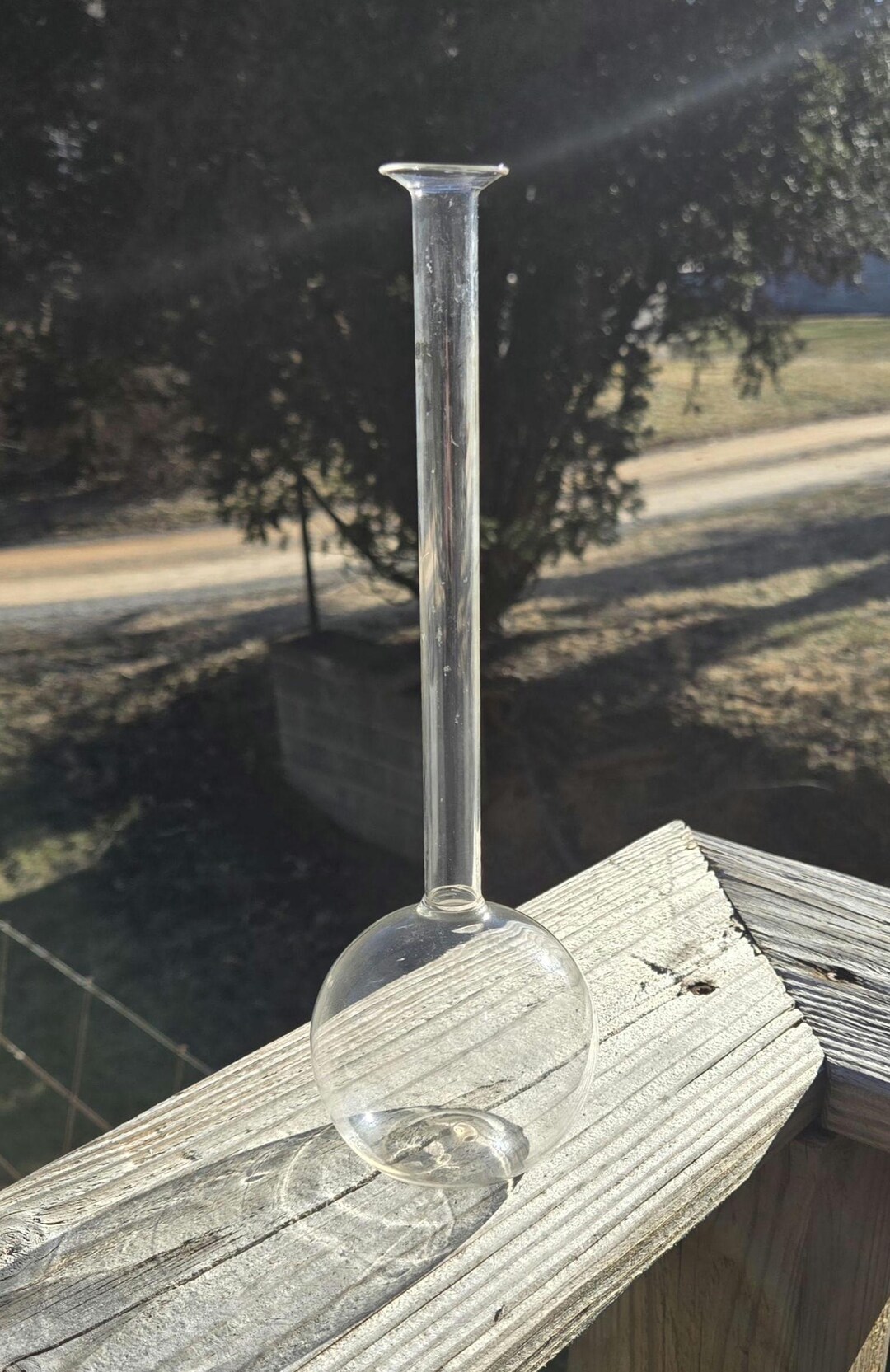 Vintage Laboratory Flask / Flat Bottom Beaker / Vase - Etsy