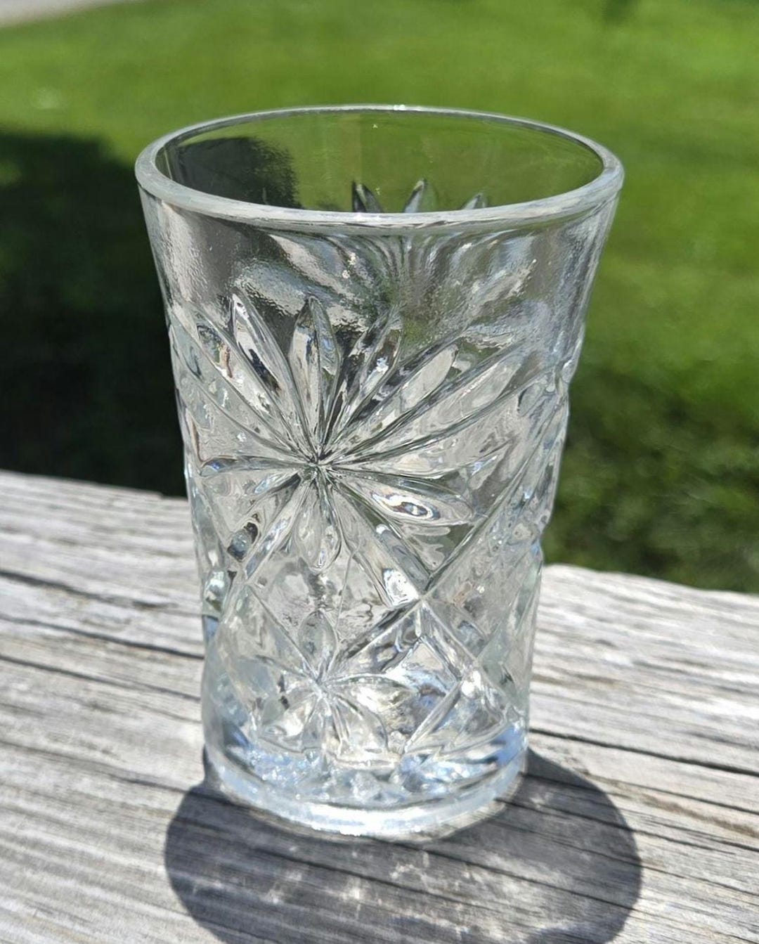 Vintage Anchor Hocking Juice Glass, Oatmeal Glass, Flat Tumbler - Etsy