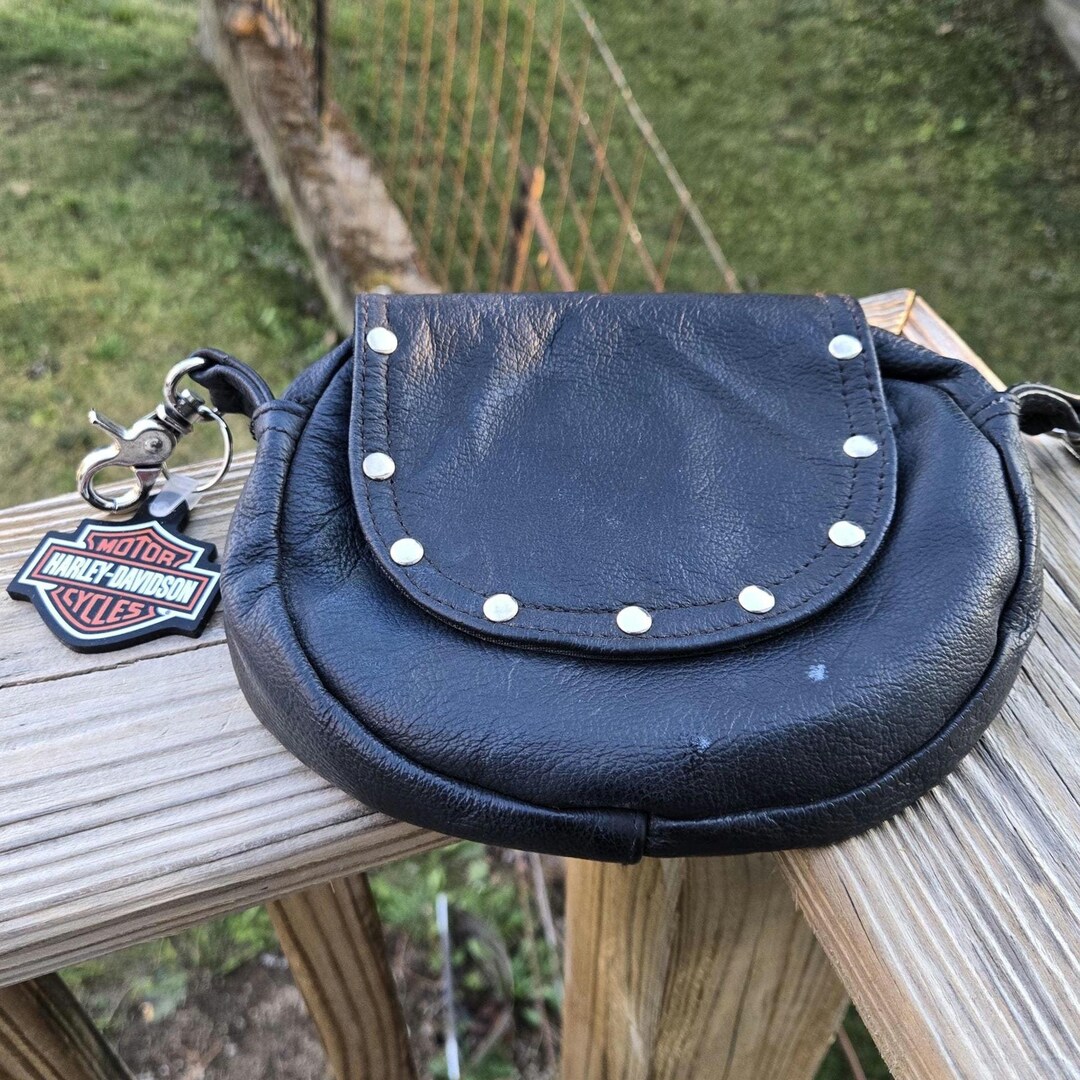 Vintage Leather Belt Loop Bag - Etsy