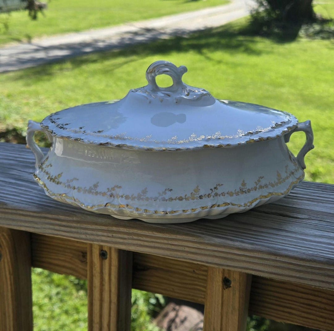 Antique Homer Laughlin Vegetable Dish Hudson H111 - Etsy