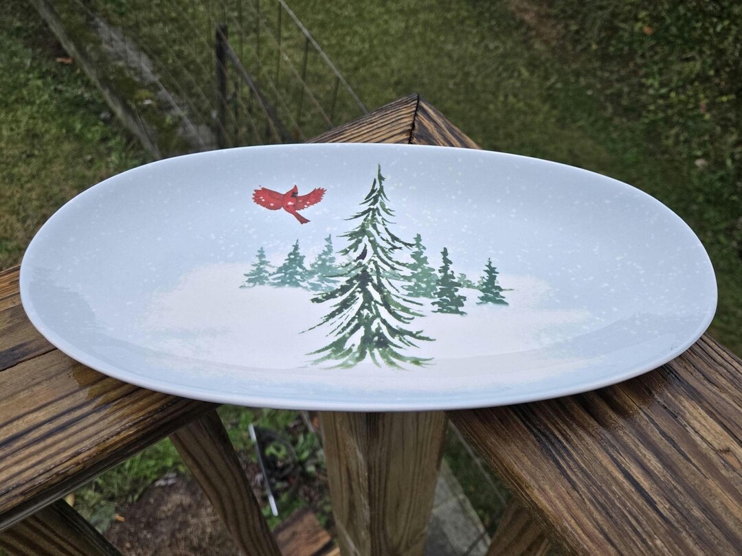 Vintage Platter Prima Design Cardinal - Etsy