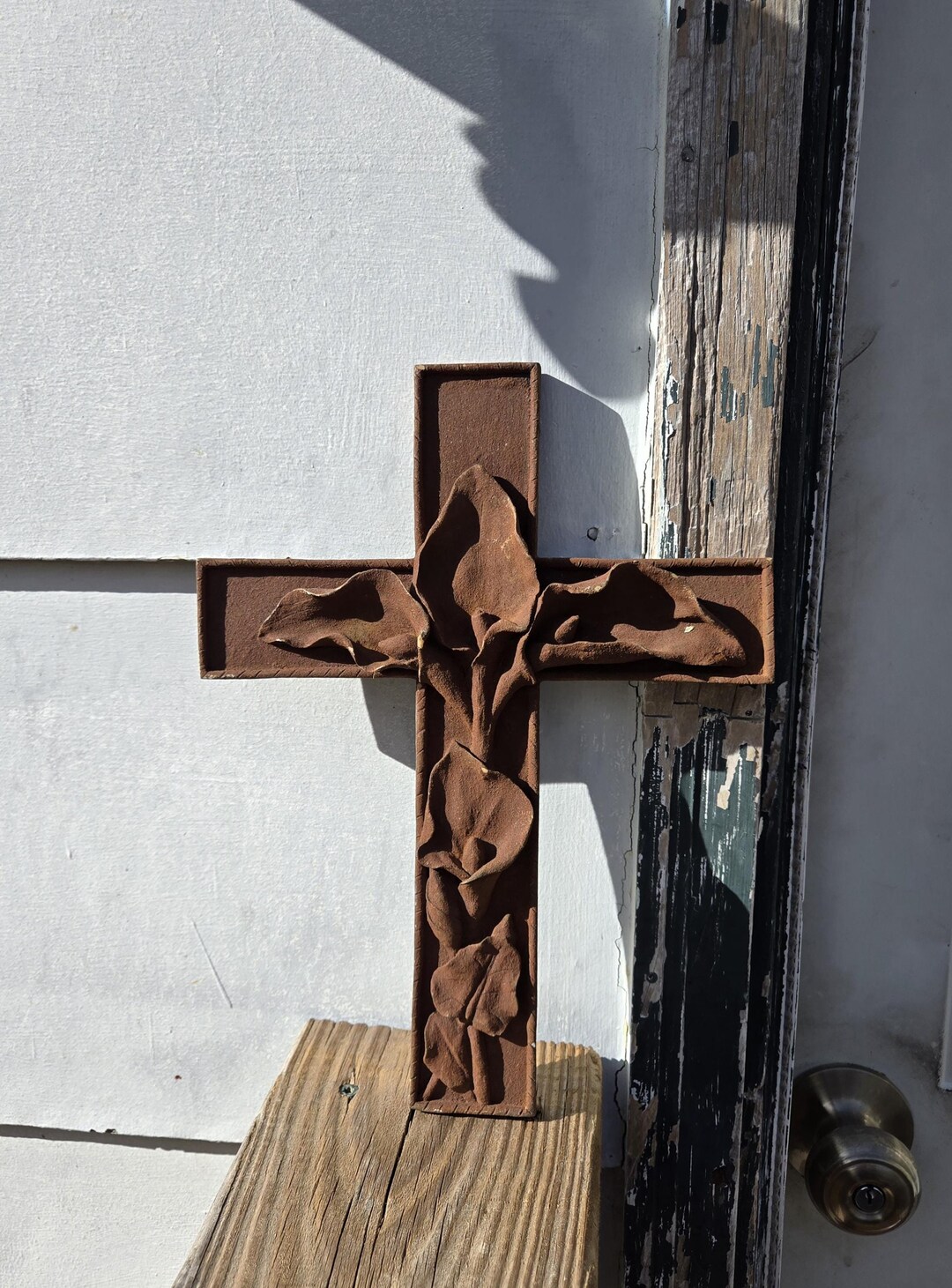 Vintage Ceramic Cross - Etsy