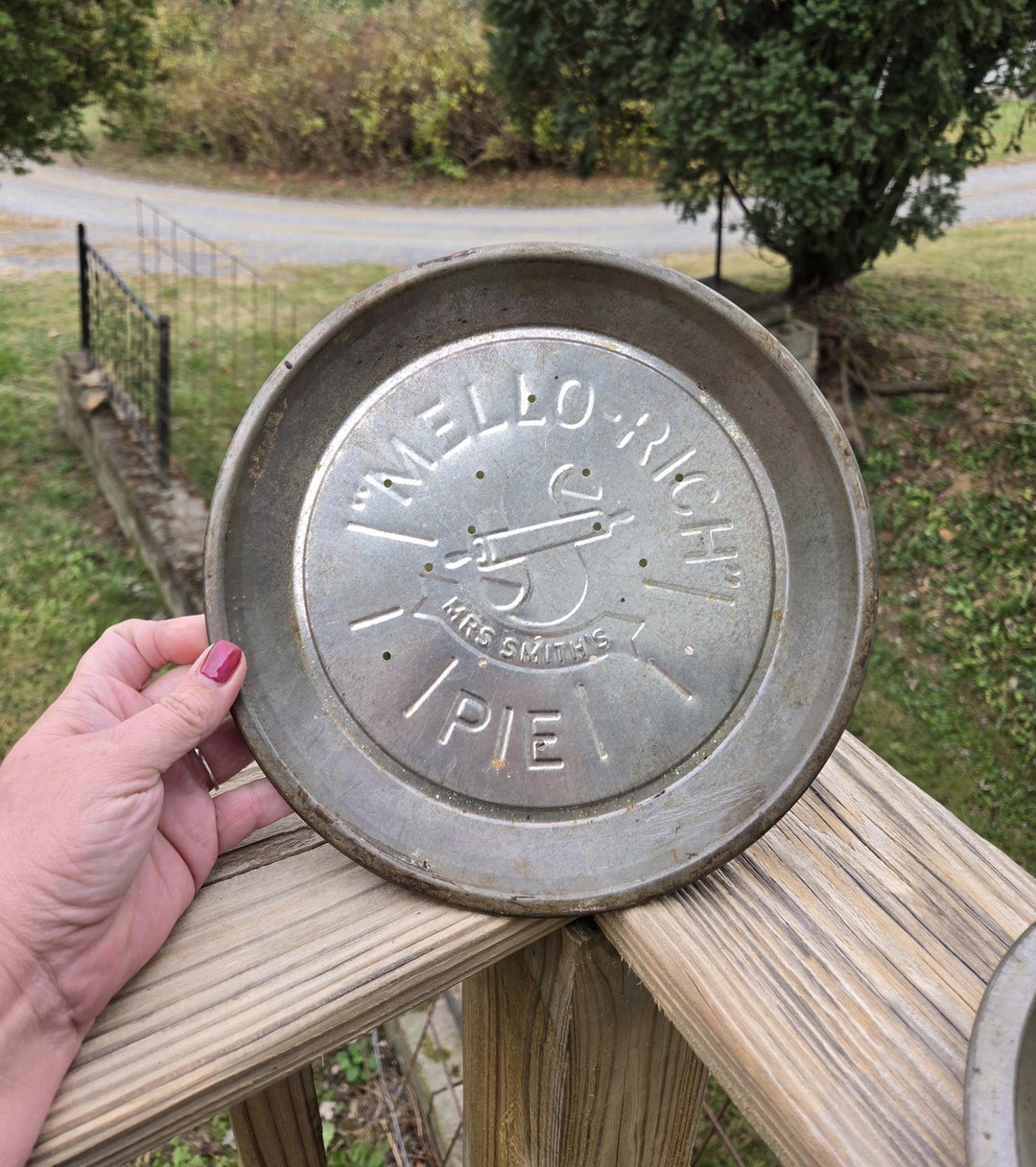 2 Vintage Mrs Smith's mello-rich Pie Tins - Etsy