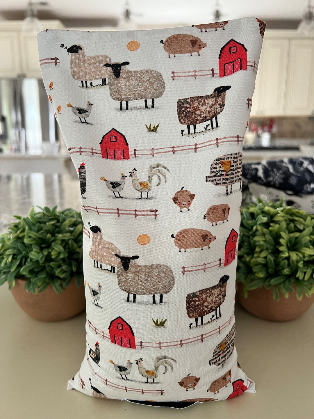 Farm Microwavable Rice Bag, Hot or Cold Packs, Relaxation, Sore Muscles ...