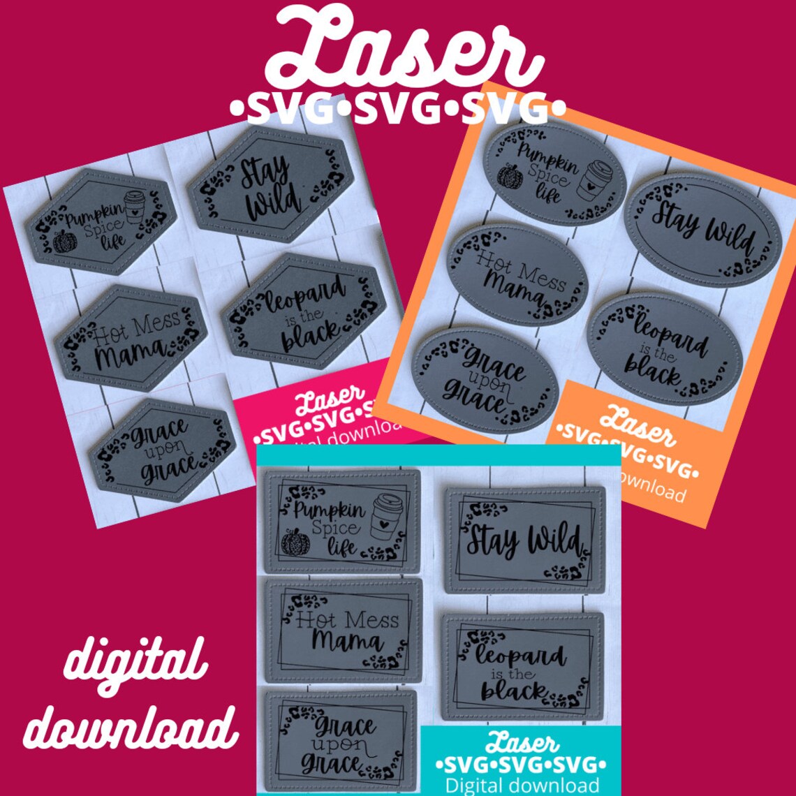 Hat Patch SVG Bundle - Etsy