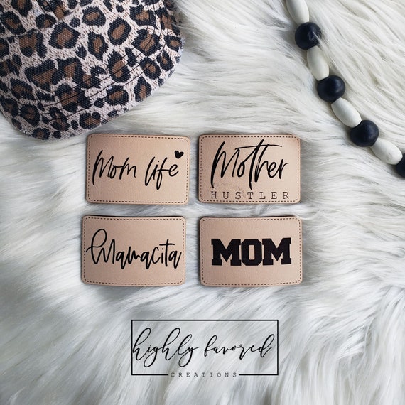 MOM hat patch SVG bundle | Etsy