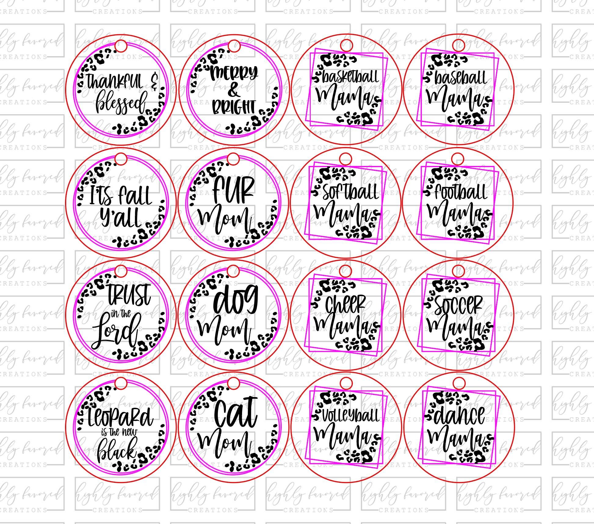 Wristlet Keychain SVG Bundle - Etsy