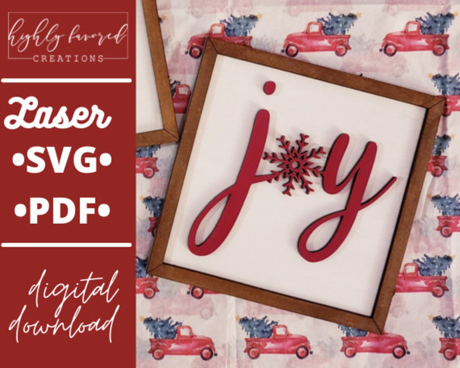 Joy Sign SVG - Etsy